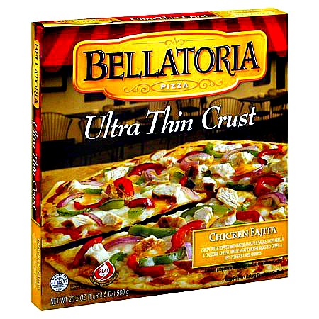 Roma Pizza; Frozen, Easy Baked, Cheese And Meat Topped Crispy Delight!